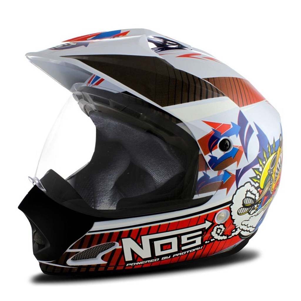 Capacete Fechado Masculino e Feminino Integral Pro Tork Nos Vision TH1 | Shopee Brasil