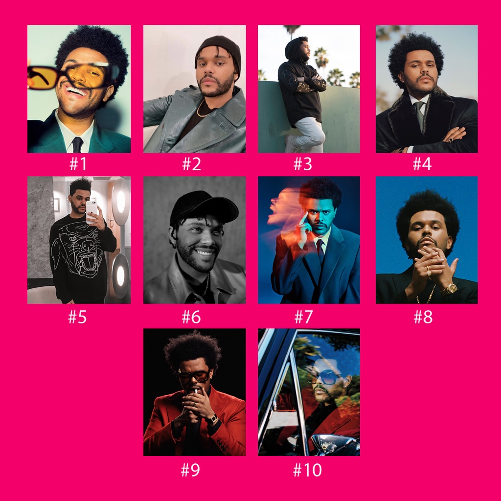 The Weeknd - Pack 01 - Photocard/Polaroid/A5/A4 (Leia a descrição ...