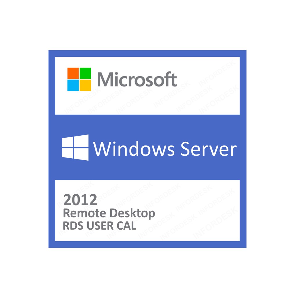 50 CAL Remote Desktop Service TS CAL Windows Server 2012 ou 2012/R2 User/device - NF-e DANFE ...