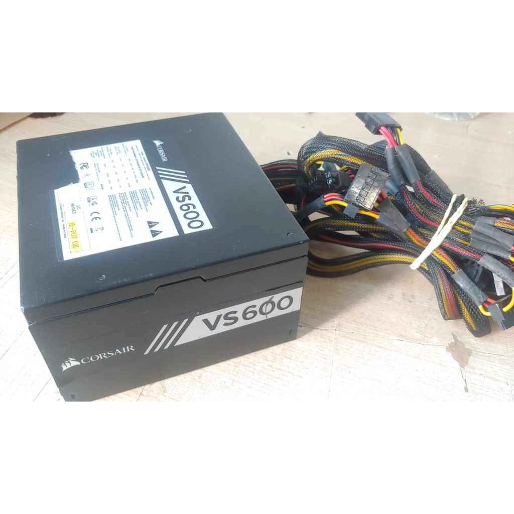 Fonte Corsair VS600 80 Plus White - Faz a Boa!