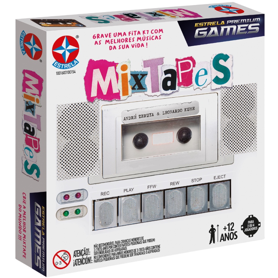 Mixtapes Jogo de Tabuleiro Pt Br | Shopee Brasil