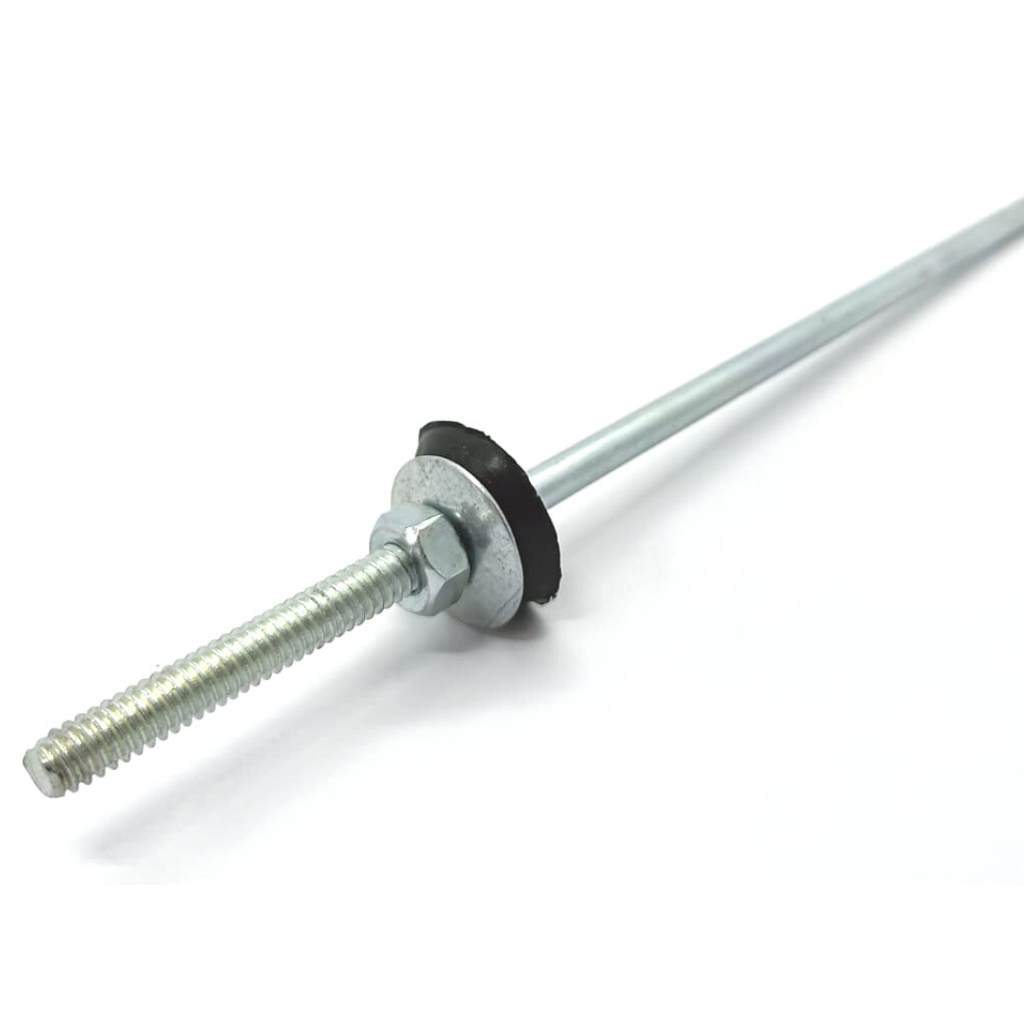 Haste Reta Para Telha 5/16x350 Completo Alumínio - 100 Unid. | Shopee ...