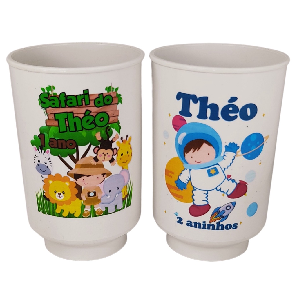 20 Copo Coquetel Personalizado 300ml Para casamento e aniversario ...