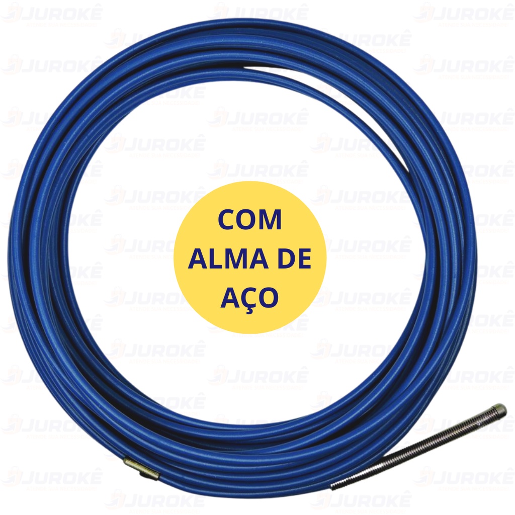 Passa Fio 10, 15, 20 ou 30 Metros Com Alma de Aço - Ideal Para Uso ...