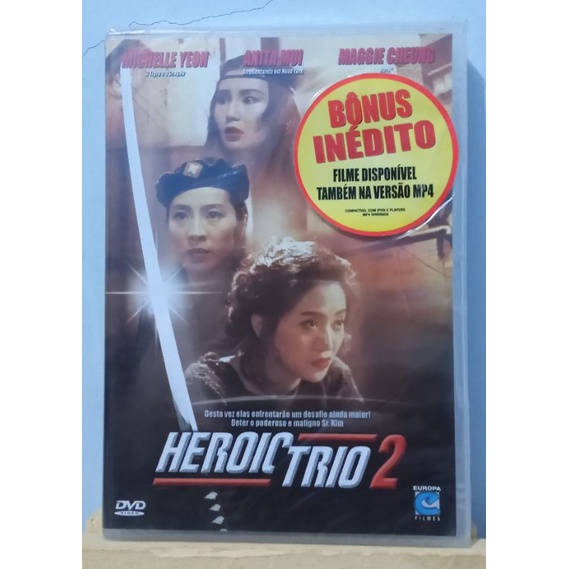 Dvd Heroic Trio 2 - Michelle Yeoh (Novo/Lacrado/Original) | Shopee Brasil