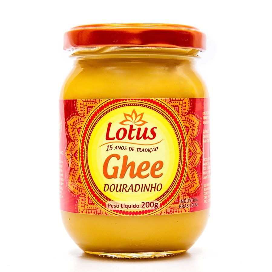 Manteiga Ghee Douradinho Lotus Zero Lactose 200g | Shopee Brasil