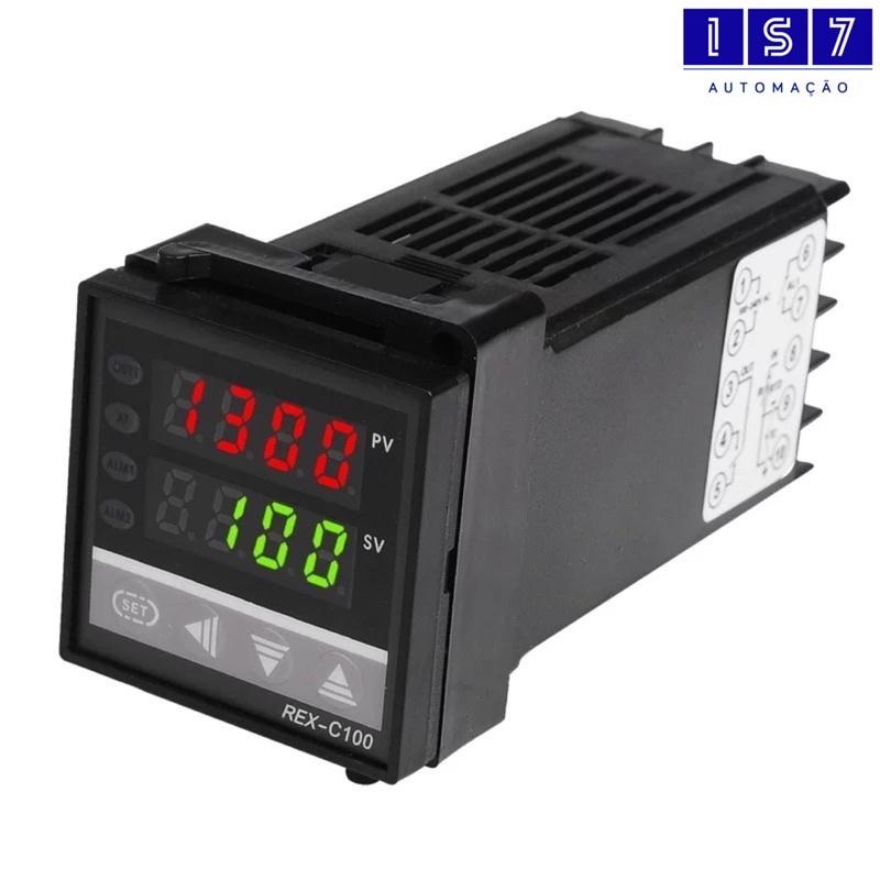Controlador de Temperatura PID REX-C100 RELAY | Shopee Brasil