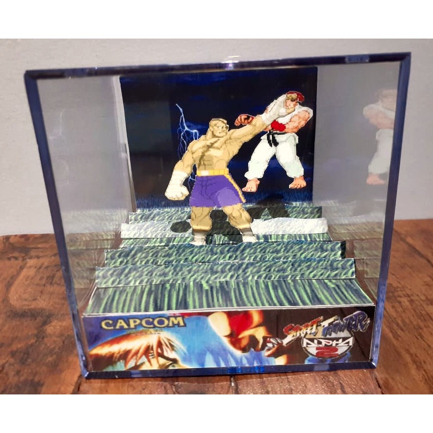 Street Fighter Alpha 2 - GeekRama - Arcade - Fliperama - Capcom - Ryu ...