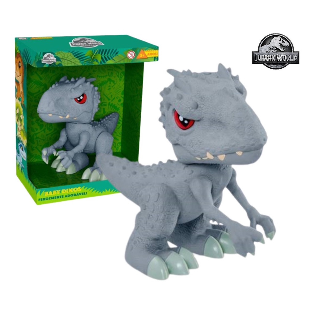 Dino Baby Jurassic World Dinossauro Indominus Rex Articulado | Shopee ...