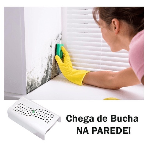 Kit 2 Anti Mofo Desumidificador Eletrônico Ácaro Fungos Bolor Alergia ...