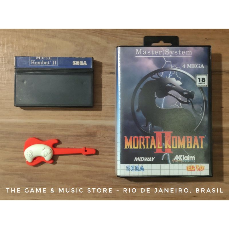 Master System: Mortal Kombat II, TecToy, com encarte original | Shopee ...