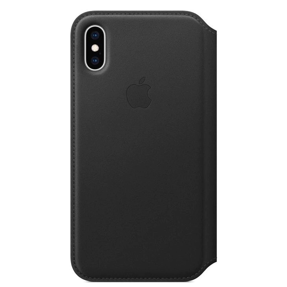 Capa De Couro Folio iPhone XS / XS Max Original Apple Carteira Capinha ...