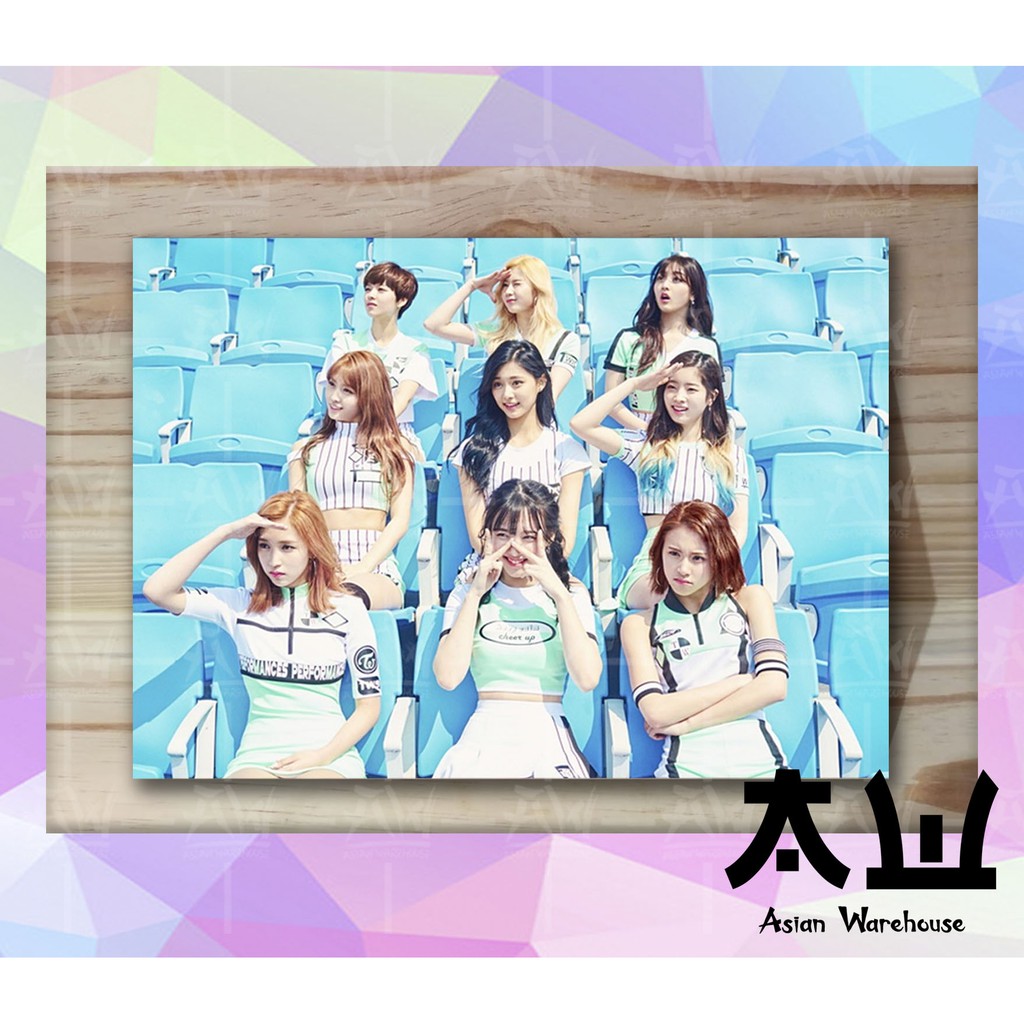 Quadro, poster, decorativo KPOP, fanmade, MDF 20x29cm - TWICE mod 03 ...