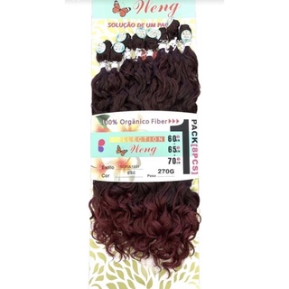 Cabelo Orgânico Cacheado/Ondulado Sofia Weng 270gr 8 telas 70cm ...