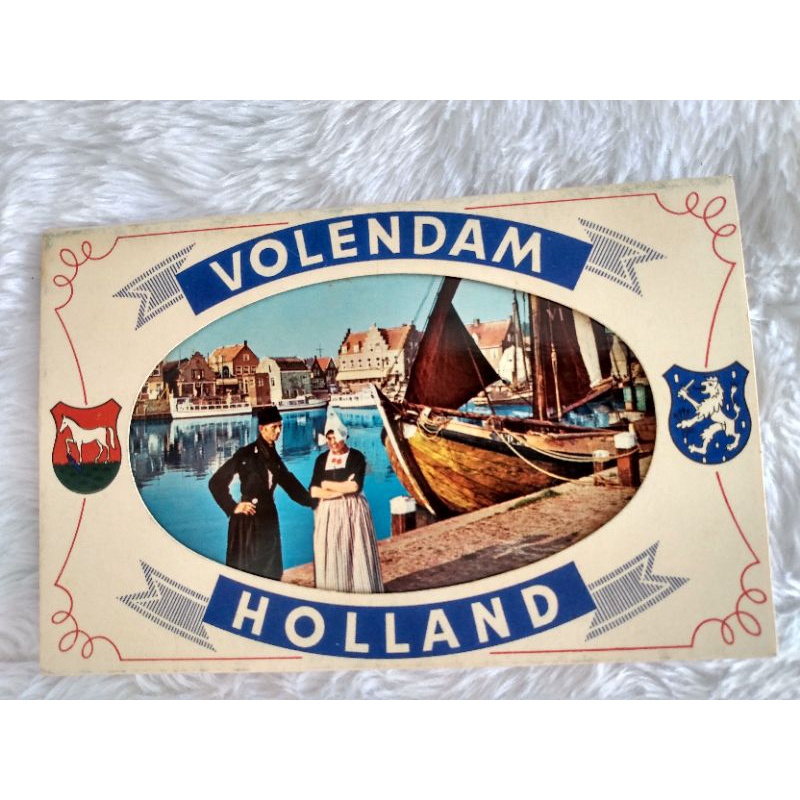 Volendam Holland - 8 cartões postais da Holanda década de 50. | Shopee ...