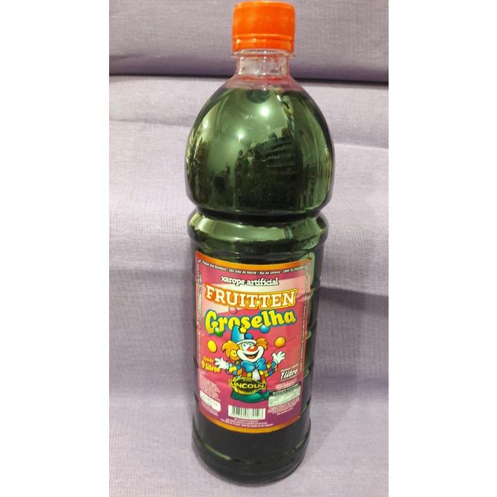 Xarope Artificial de Groselha Fruitten 1 litro | Shopee Brasil