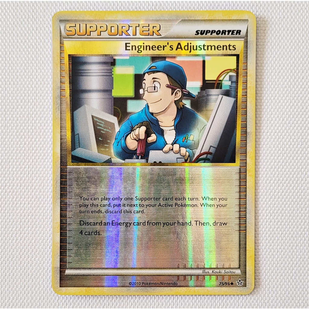 Carta Antiga Pokemon Engineers Adjustments 75/95 Uncommon Reverse Holo ...