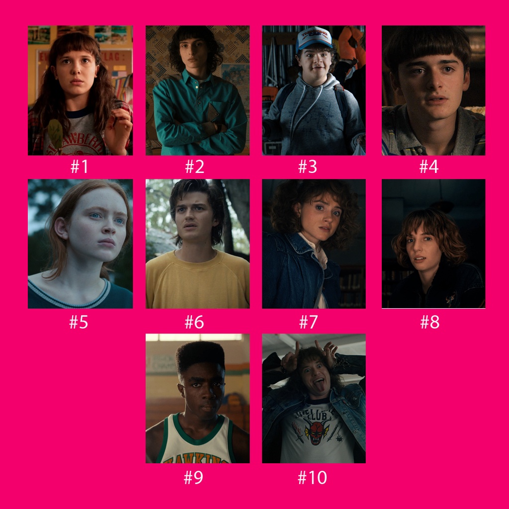 Stranger Things - Pack 09 (Leia a descrição) | Shopee Brasil