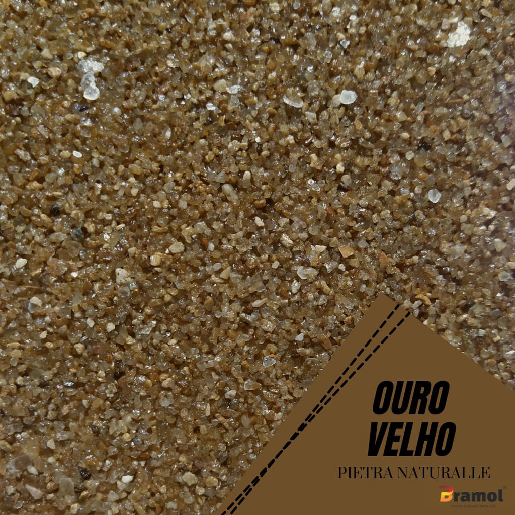 Revestimento Bramato Pietra Naturalle - Ouro Velho | Shopee Brasil