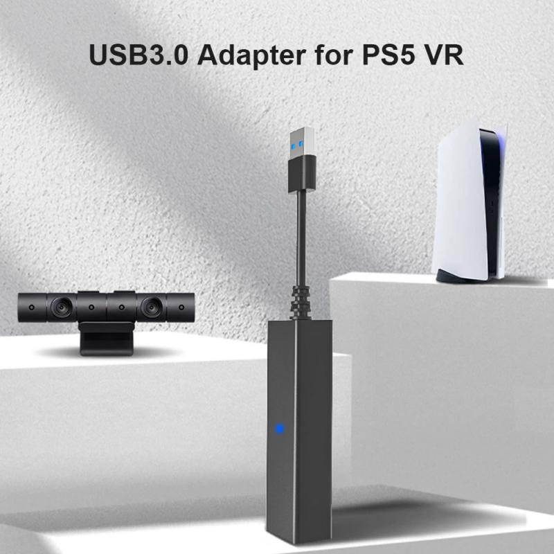 Conector VR Mini Adaptador De Câmera Para Console De Jogos PS5 PS4 Macho Fêmea Cabo USB 3.0 PSVR ...