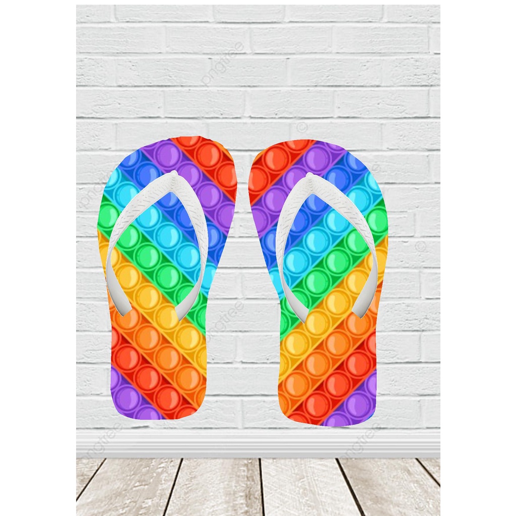 Chinelo tema pop it 8 | Shopee Brasil
