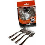 MINI GARFO DESCARTÁVEL DE LUXO C/30 - SILVERPLASTIC | Shopee Brasil