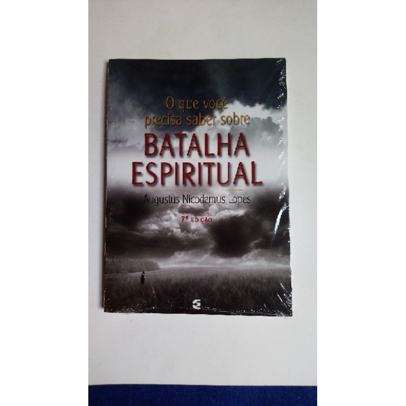 Livro Batalha Espiritual Augustus Nicodemus Shopee Brasil