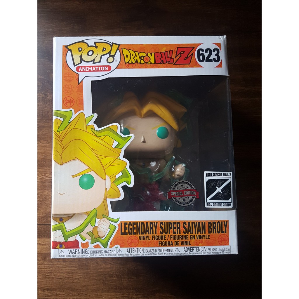 FUNKO POP LEGENDARY SUPER SAIYAN BROLY 6 623 DRAGON BALL Z | Shopee Brasil