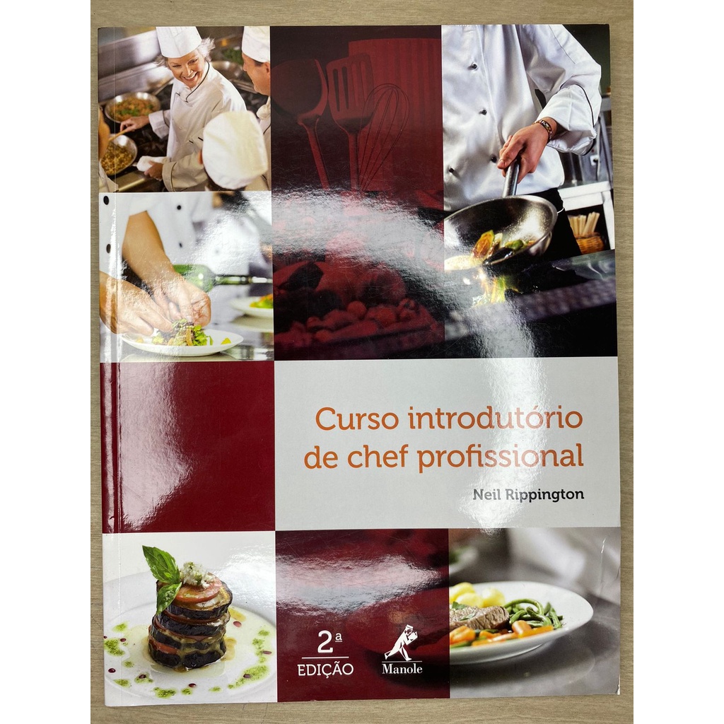 Livro Curso Introdutório de Chef Profissional | Shopee Brasil