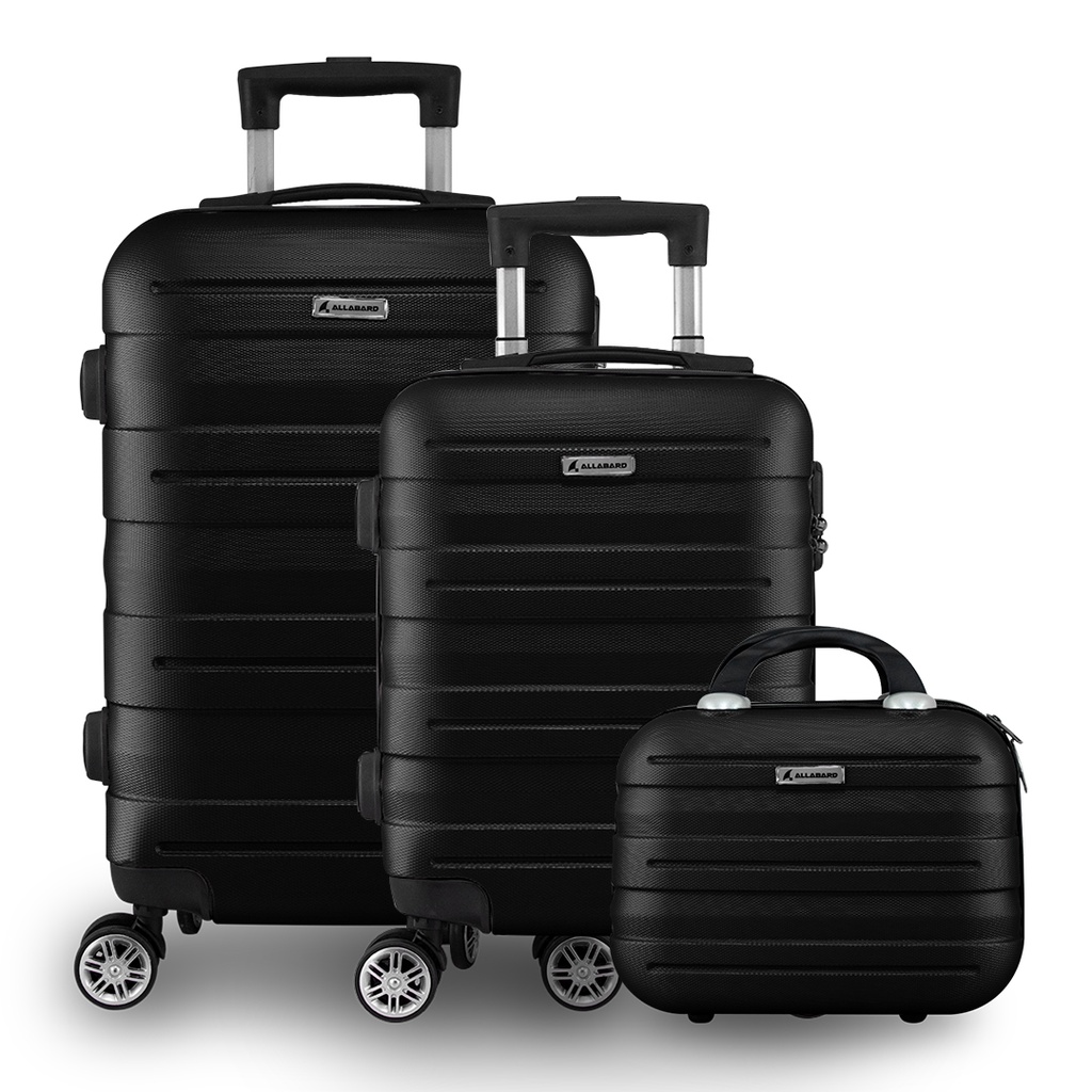 Kit Mala de Bordo Viagem ABS Rígido Frasqueira Bagagem de Mão Avião ...