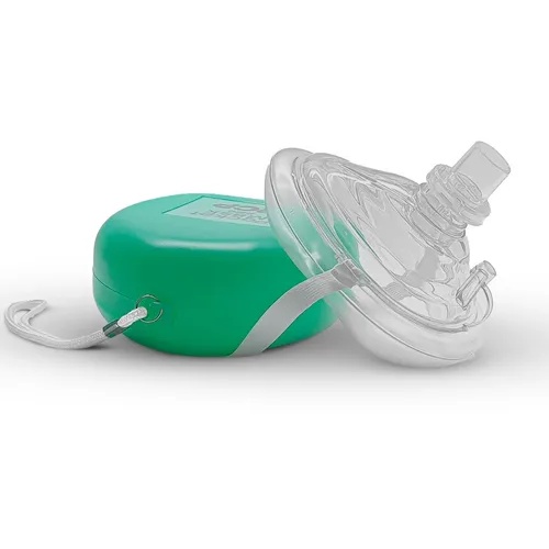 Pocket Mask Rcp + Reanimador Ressuscitador Manual Ambu Silicone - Neonatal | Shopee Brasil