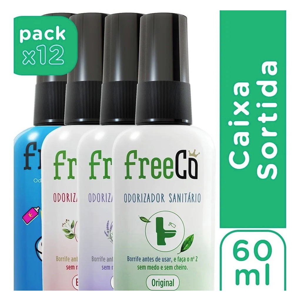 Kit C/12 Bloqueadores De Odores Sanitários Freecô - Atacado | Shopee Brasil