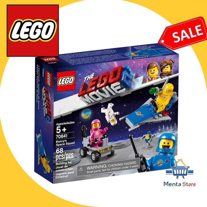 Lego 70841-Filme 2-Minifigura Lunar Do Espaço Da Benny | Shopee Brasil