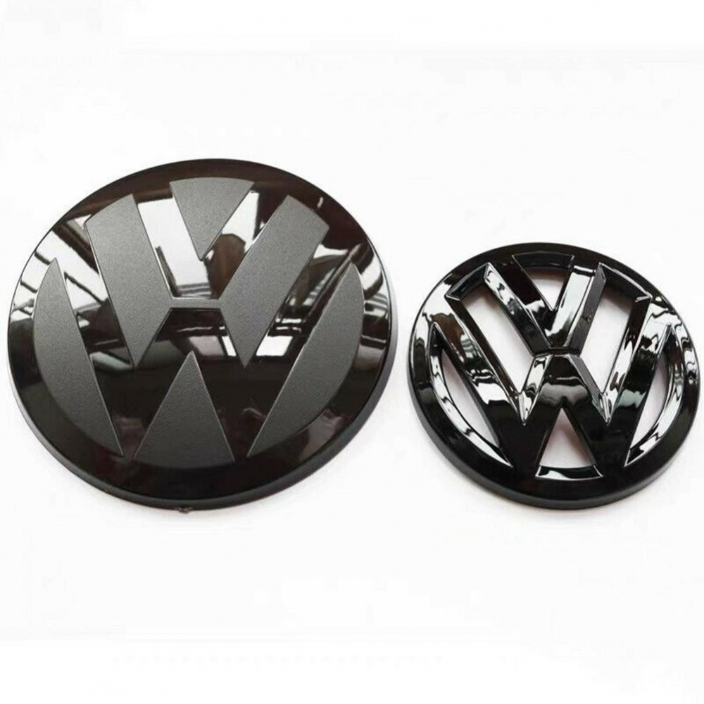 2xcar Logos Para VOLKSWAGEN-GOLF BLACK BADGE MK7.5 FRONT & REAR 2014 ...