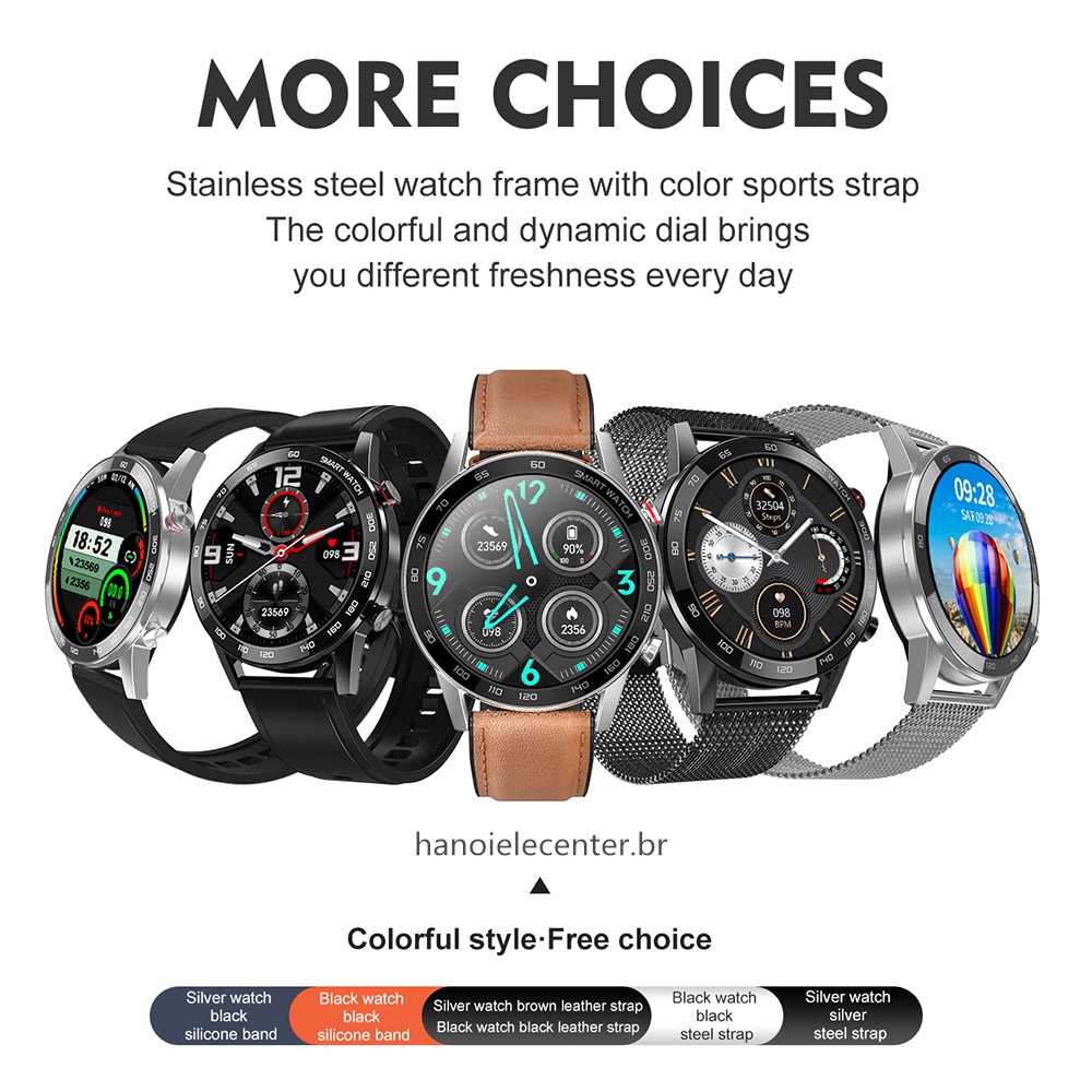 Smartwatch relógio smart dt95 multi-face dual chip com monitor de ...