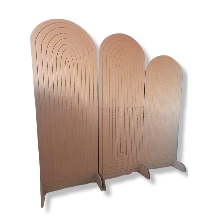 Conjunto De Painel Desmontável Biombo Redondo Festa Mdf Cru | Shopee Brasil