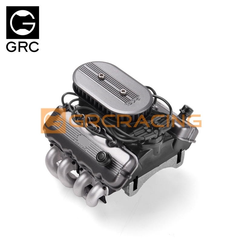 GRC RC Carro 1976 Modelo 1/10 Simulação V8 Radiador Do Capô Motor F76 ...