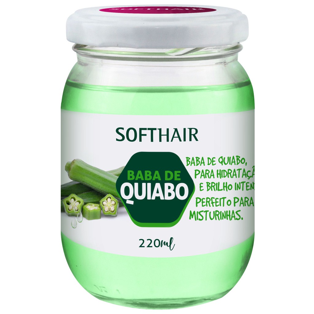 Baba Natural de Quiabo 220g Softhair | Shopee Brasil
