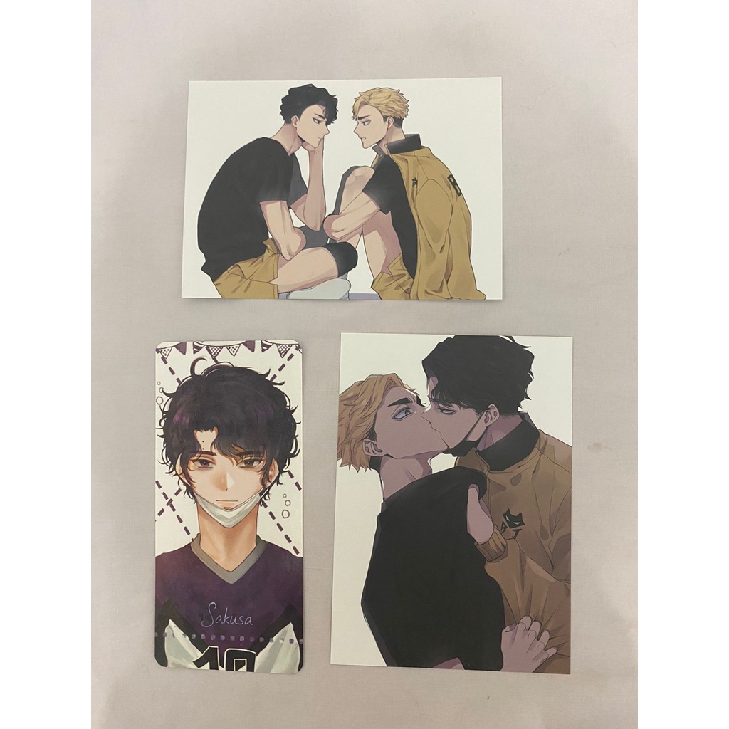 Cartão Postal SET SAKUATSU SAKUSA ATSUMU HAIKYUU | Shopee Brasil