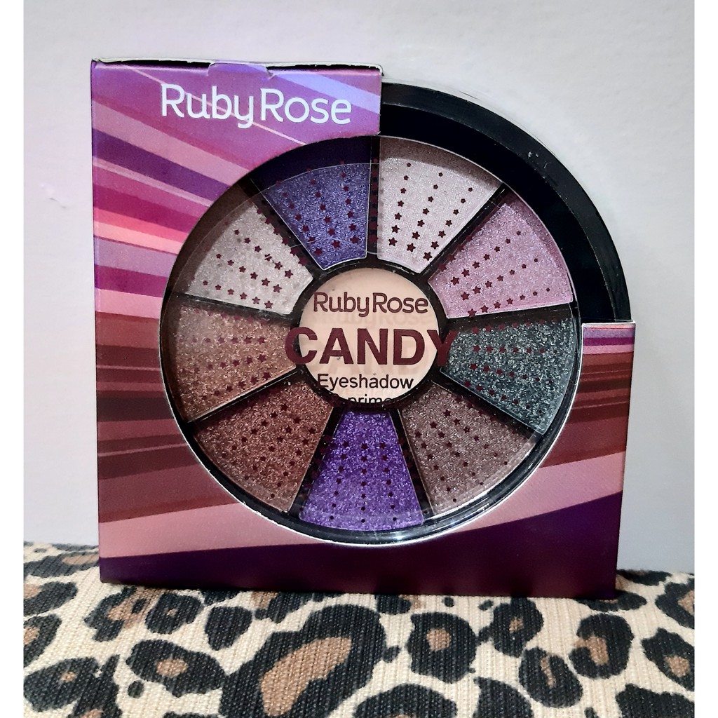 Mini Paleta de Sombras Candy Ruby Rose | Shopee Brasil