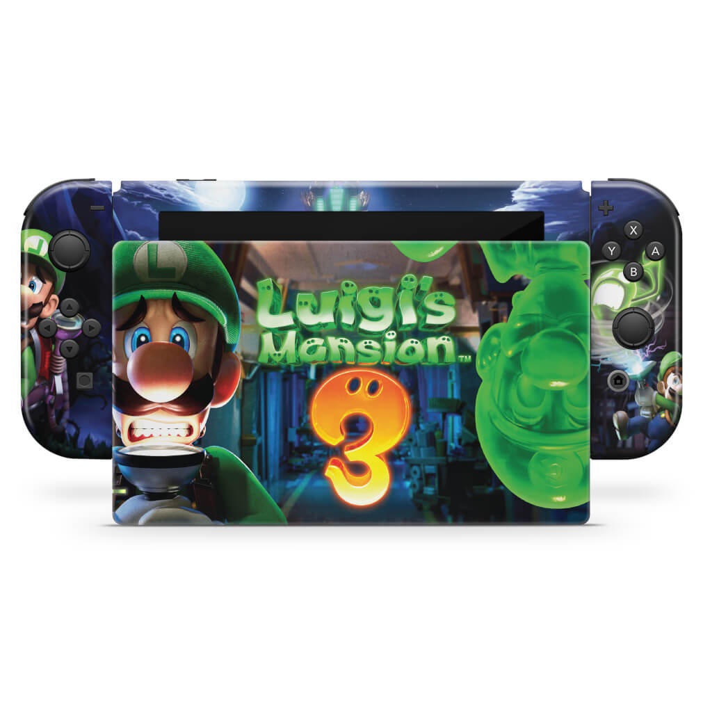 Skin Adesivo Nintendo Switch Luigi s Mansion 3