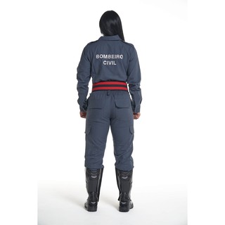 Uniforme Bombeiro Civil Ripstop Manga Longa Verde Petróleo | Shopee Brasil