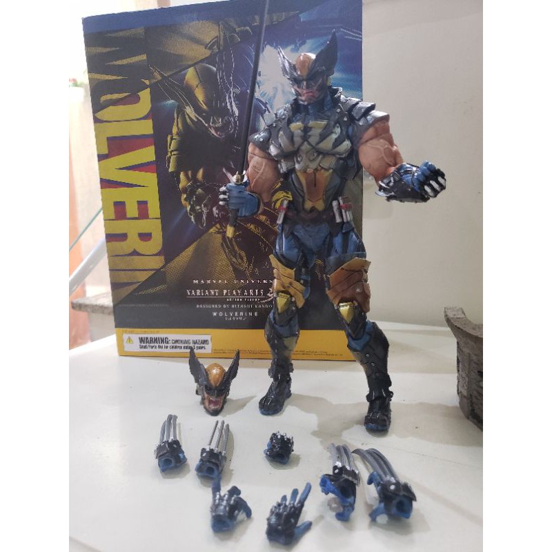 Wolverine X-men Logan Figure Play Arts | Shopee Brasil