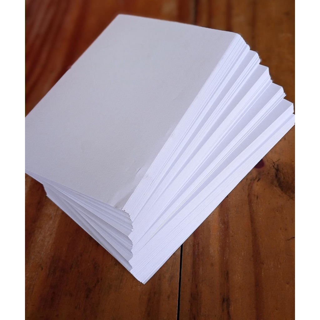 Miolo Para Bloquinho - 10x15 A6 - 2000 Folhas Sem Pauta 75g | Shopee Brasil