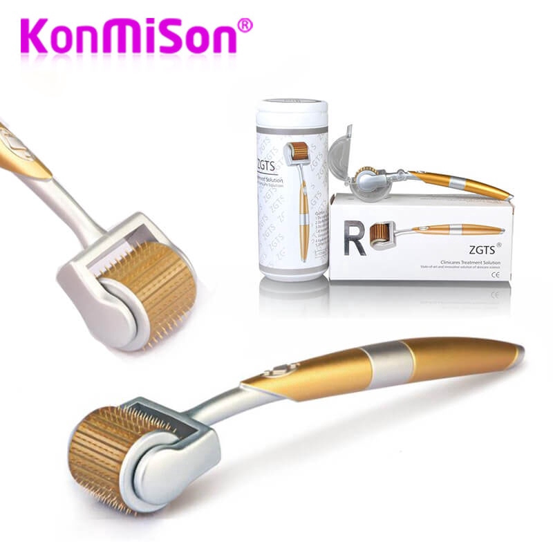 As agulhas Titanium do rolo de ZGTS Derma para o tratamento do cuidado ...