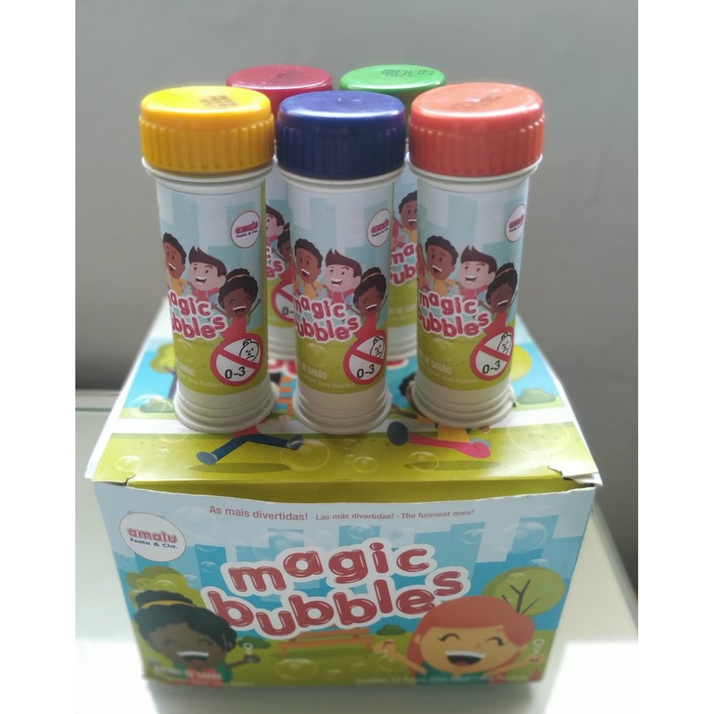 Bolinha de Sabão - Magic Bubbles - Diversão Garantida. 1 Unidade | Shopee Brasil