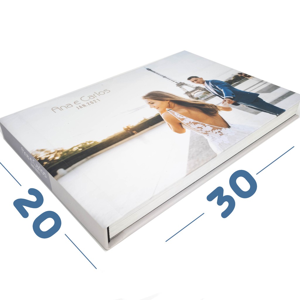 Álbum 20x30 - 50 páginas com caixa Personalizada | Shopee Brasil