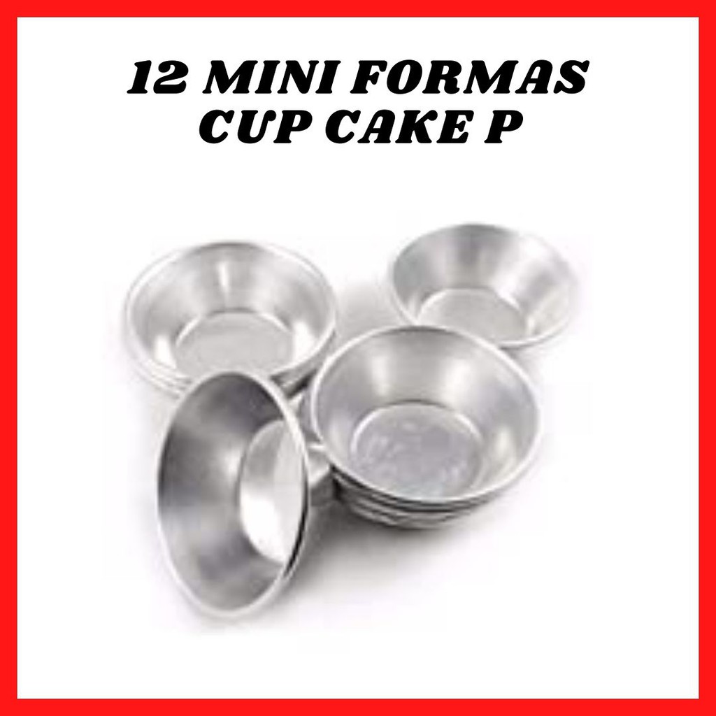 Mini Forma Cupcake (p) - Com 12 Unidades | Shopee Brasil