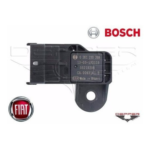 Sensor Map Palio Siena Doblo Punto Idea 1.8 55219296 Bosch | Shopee Brasil