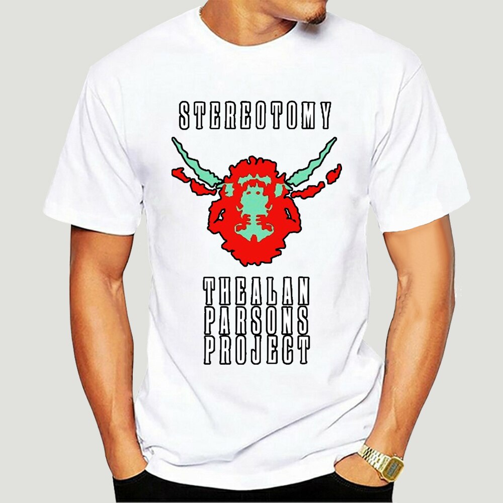 Camiseta The Alan Parsons Project Stereotomia pop rock band Tops Tees ...